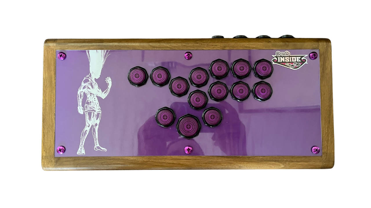 JUANminiDIY Extended Mini All-Button Custom Fightstick